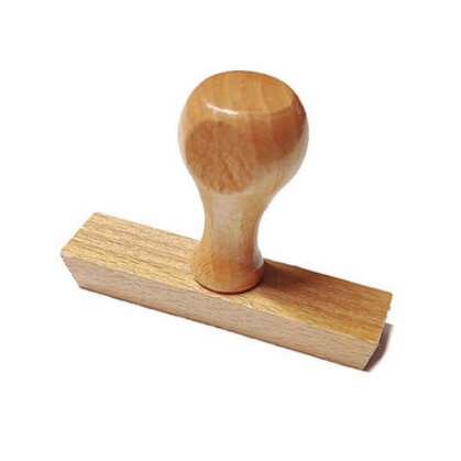 Sello de Madera 10025 | 100x25mm - Ideal para textos extensos | OTYPO